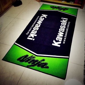Custom Workshop Showroom Maintenance Floor Mat Dirt Bike Carpet ...