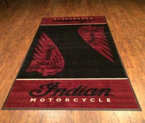 Gift Ideas For Men Personalized Showroom Workshop Motorcycle Carpet Rug ...