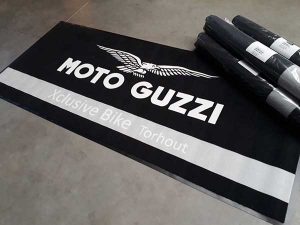 Unique Gifts Custom Logo Dirt Bike Race Pit Mat Workshop Garage Carpet ...
