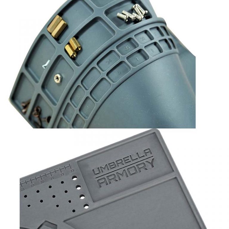 Garage Custom Rubber Logo Gun Cleaning Mat Workbench Utility Mat ...